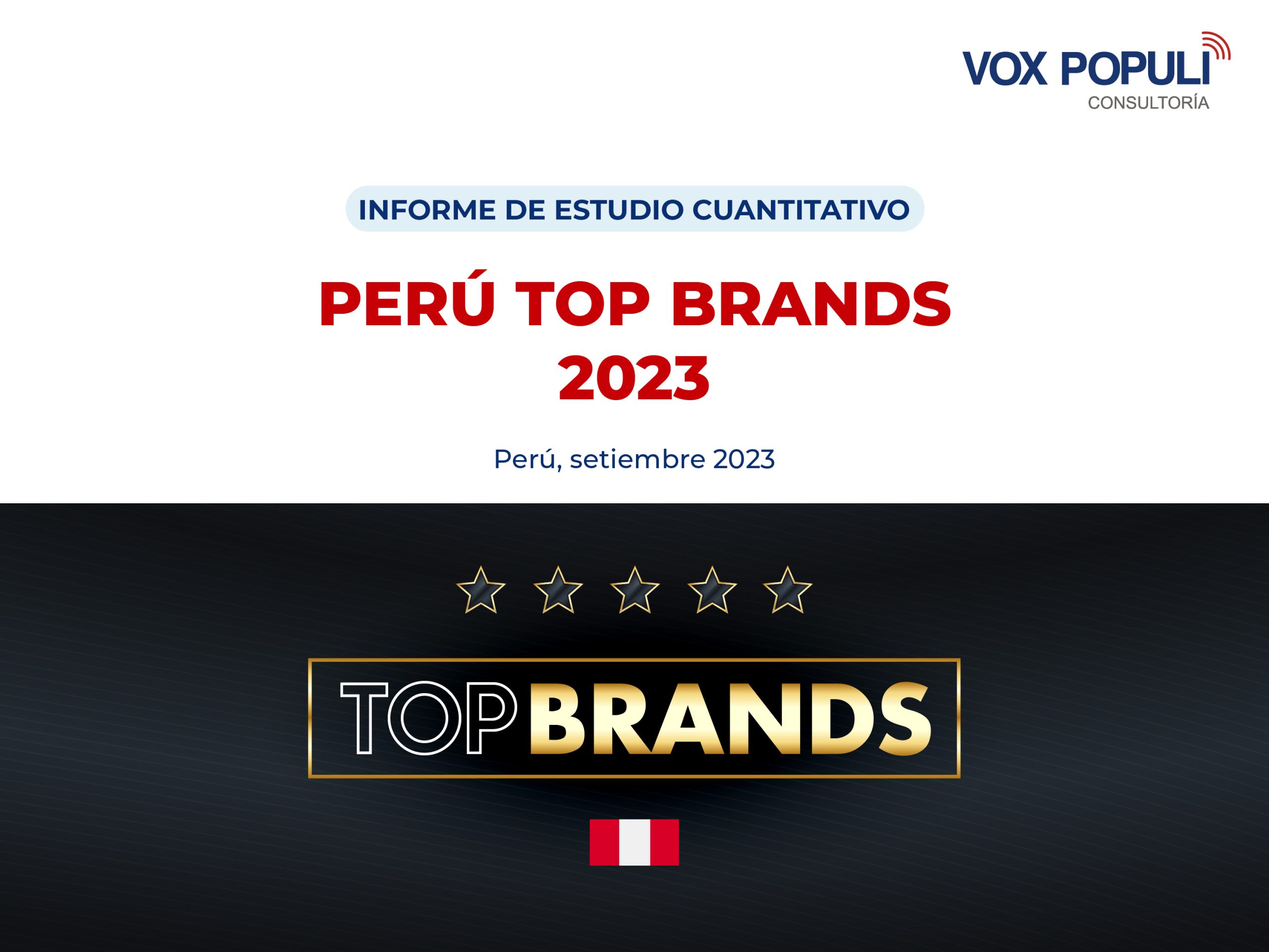 Perú Top Brands 2023 - Vox Populi